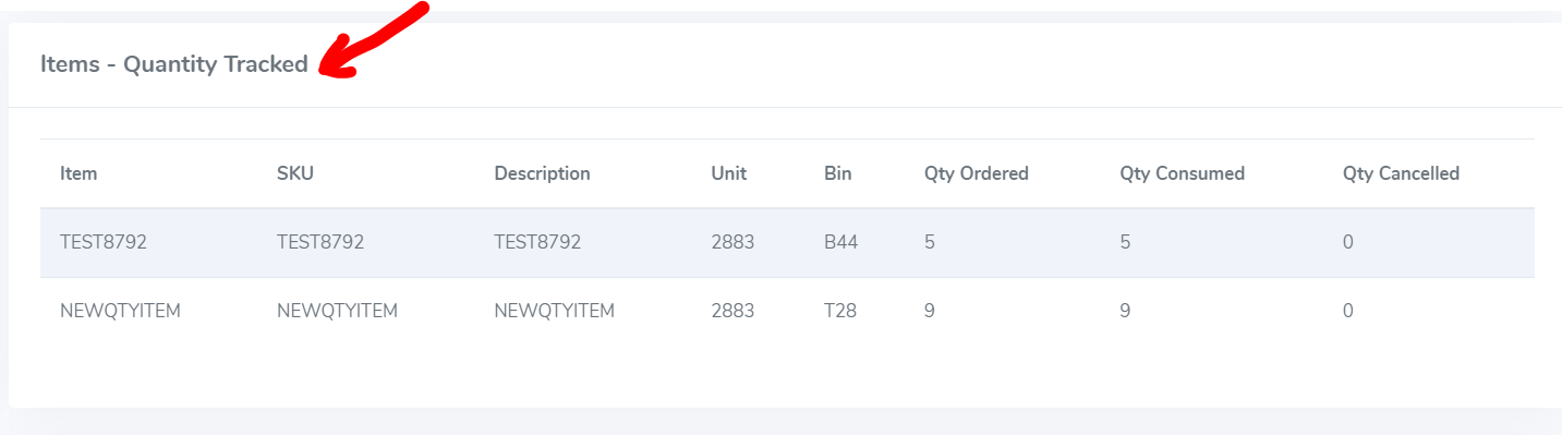 Quantity tracked Items – WA Help Center