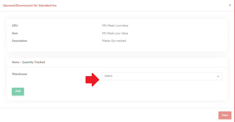 Quantity tracked Items – WA Help Center