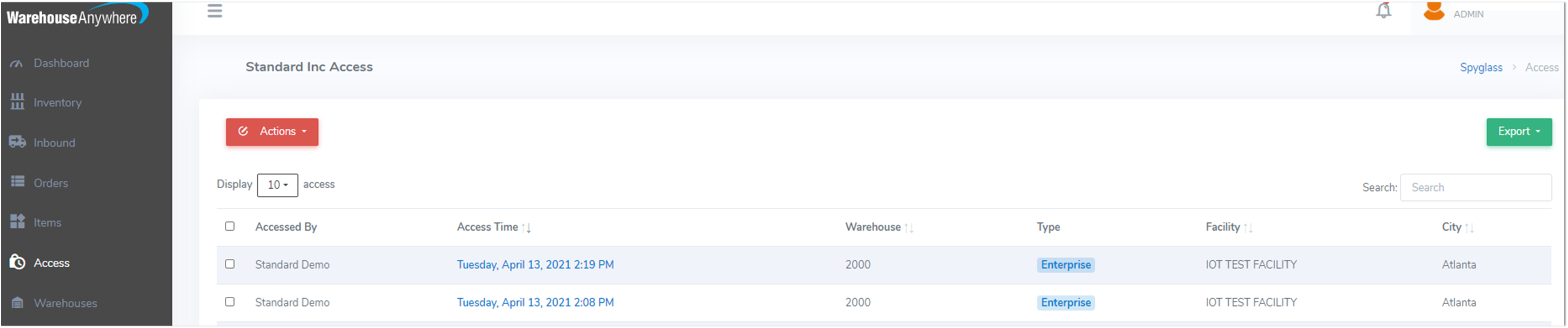 Access – WA Help Center