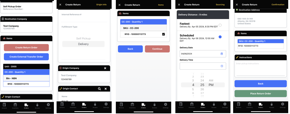Order Creation – WA Help Center