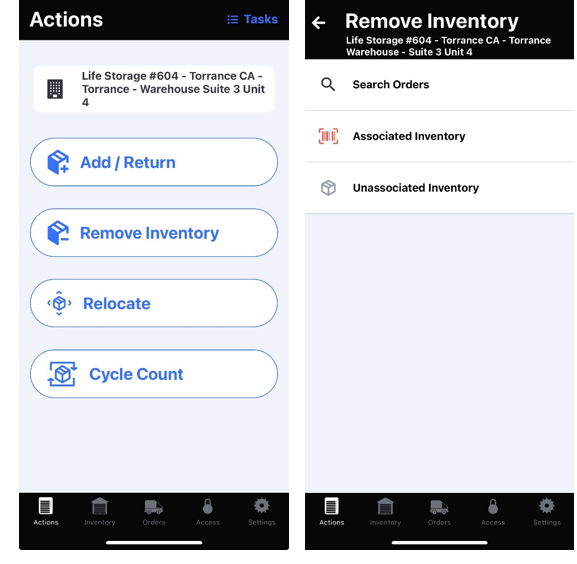Inventory Removal – WA Help Center