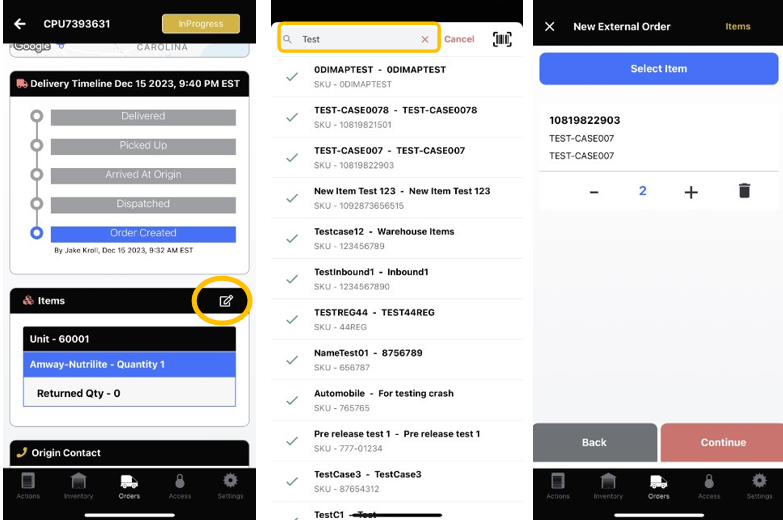 Edit Active Order – WA Help Center