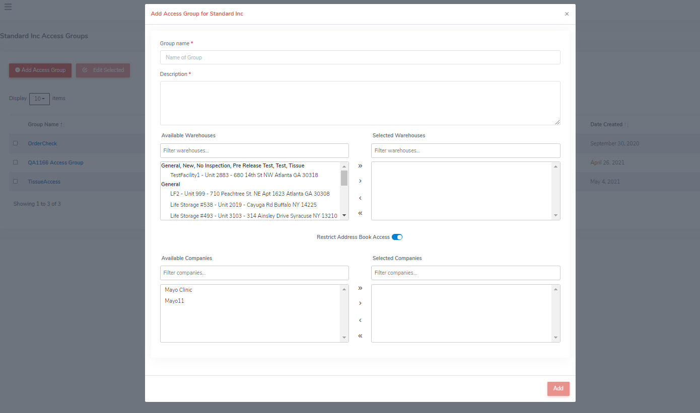 User Configuration - User, Role and Access group – WA Help Center