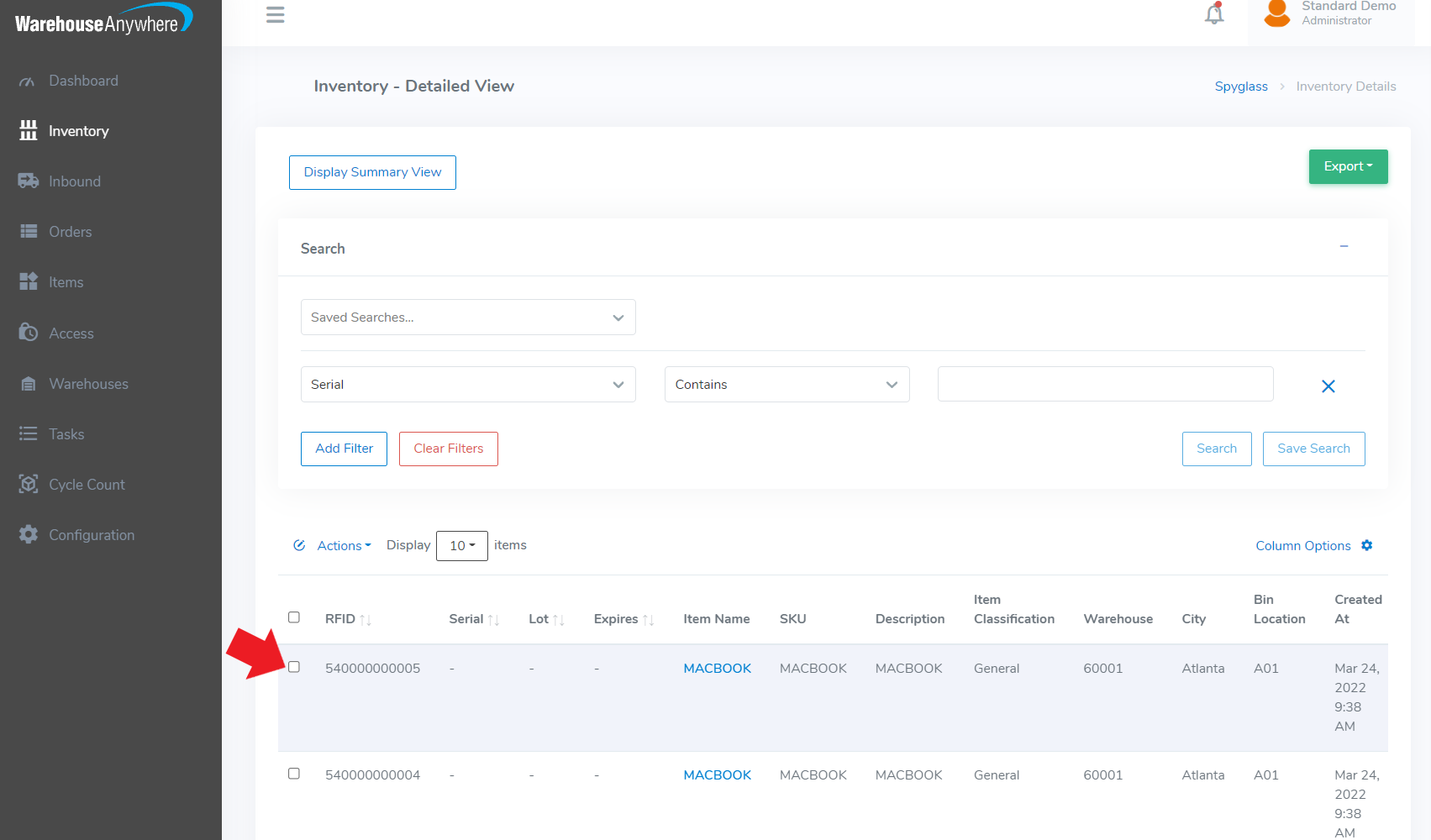 Return to Vendor Order – WA Help Center