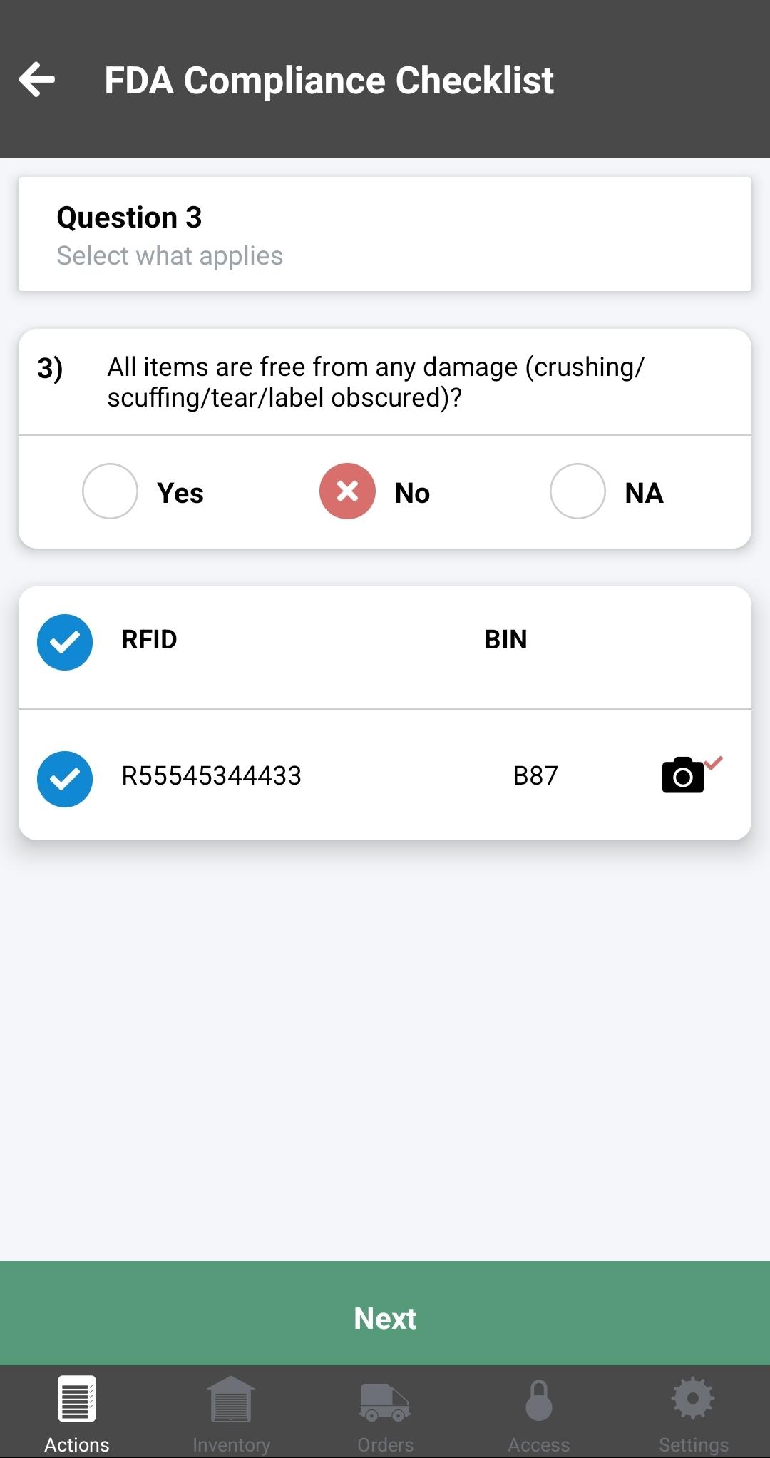 FDA Compliance: Visual Inspection – WA Help Center